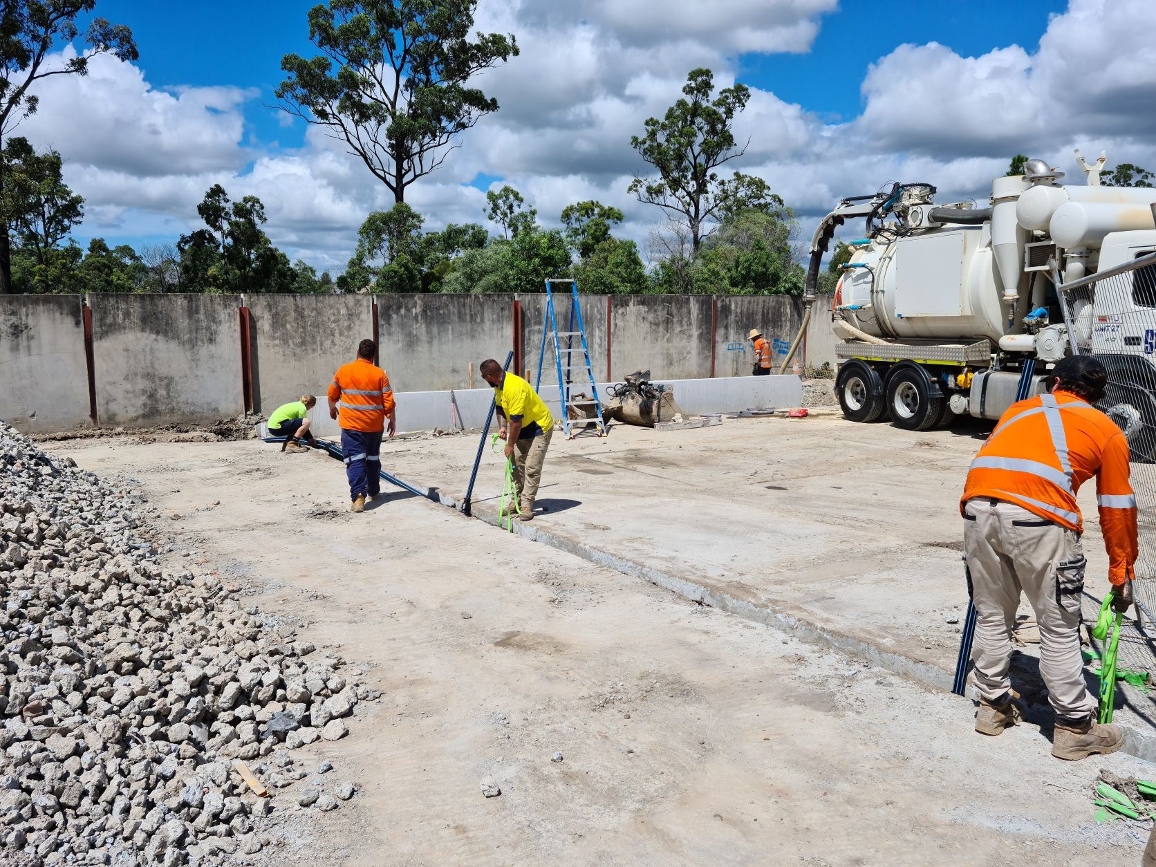 Stapylton Water Recycling Project 60% Complete - Earthfix : Earthfix